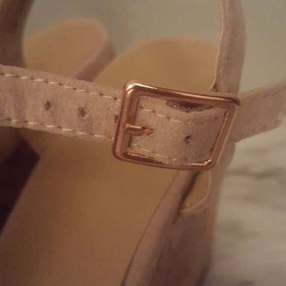 Time and Tru | Shoes | Nude 4 Inch Wedges | Poshmark